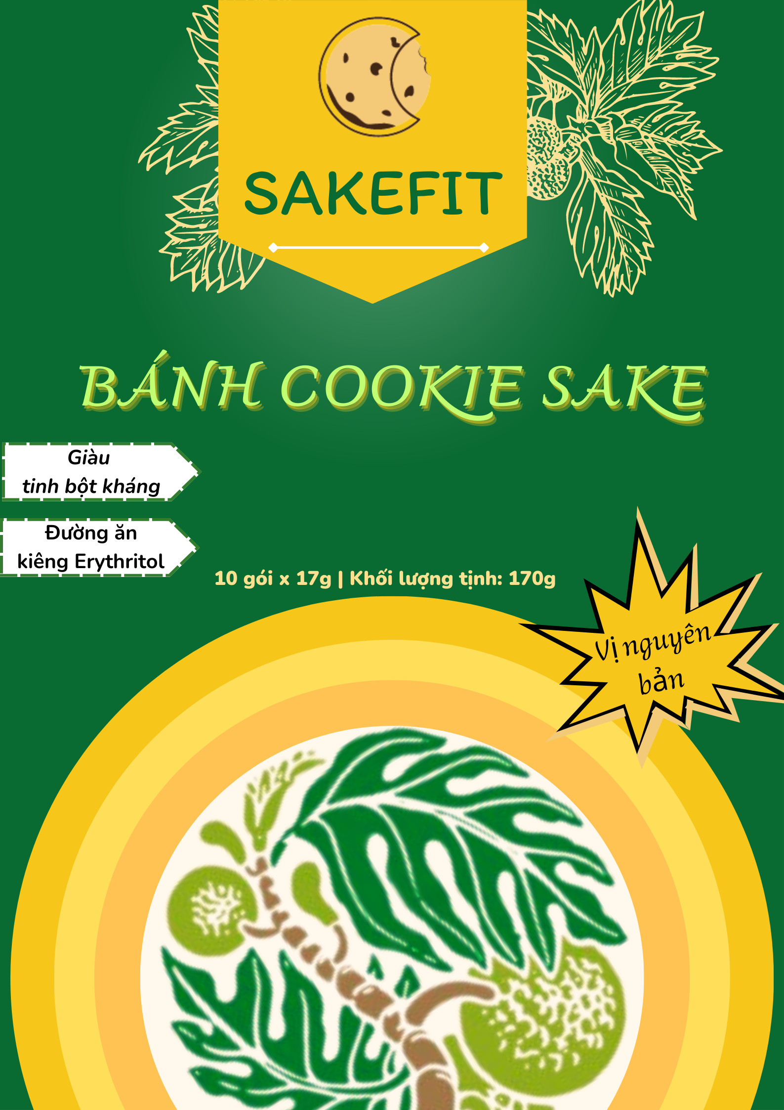 SAKEFIT-Dòng bánh cookies giàu tinh bột kháng từ trái sake Việt Nam ...